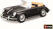 Kovový model bburago porsche 356 b cabriolet black 1:24