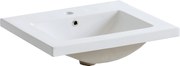 Comad Nábytkové keramické umyvadlo UM-9060-DP, 61x46 cm, bílá lesklá