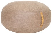 Světle hnědý puf Hübsch Turenio, ø 70 cm