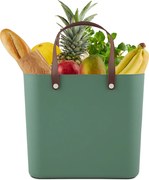 Rotho Nákupní taška, kabelka, plastová MULTIBAG, zelená, 25l