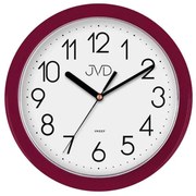 Fialové moderní netikající sweep hodiny JVD HP612.10