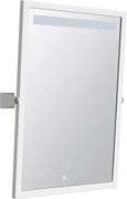 Bemeta Design HELP: Výklopné zrcadlo, 400 x 600 mm, s LED osvětlením, dotykový senzor, bílá - 301201034