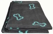 Trixie GmbH a Co.KG Deka pro psy BEANY modré kostičky 100x70cm šedá TR