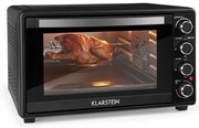 Klarstein Masterchef 60, mini trouba, 60 l, 2000 W, 100 - 230 °C, časovač, černá