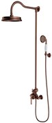 OMNIRES Armance - Sprchový set s baterií, průměr 23 cm, měď AM5244ORB