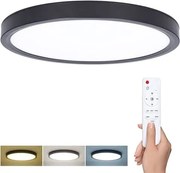LED stropní světlo Solight černá WO8018