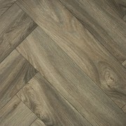PVC podlaha - lino Blacktex Laurel Oak 669D, na mieru, šíře 4m, hnedá, filc, chodba / predsieň, Beauflor