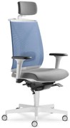 LD SEATING - Kancelářská židle LEAF 504 - bílý rám