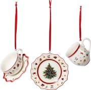 Villeroy & Boch V&B Toy's Del.Dec. Závěsná dekorace kávový set 3ks 14-8659-6664