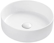 Hydroland Keramické umyvadlo na desku Bella ø35,5 cm, bílé