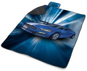 Sablio Plážová deka Mustang Modré pozadí: 200x140 cm