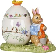 Bunny Tales velikonoční porcelánová dóza ve tvaru kraslice se zajíčkem Maxem, Villeroy & Boch