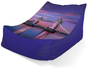 Sablio Sedací vak Lounge Londýn Tower Bridge - 120 x 100 x 80 cm