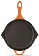 Pánev hósse, grilovací pánev kulatá, průměr 28 cm, (hsy ktv), oranžová