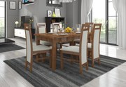 ADRK Furniture Sada stolu s židlemi RODOS 14 SE-ROD-14-L-B031