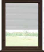 Dekodum Roleta den a noc v hnědé kazetě zatemňovací, barva látky Ocelová Šířka (cm): 30, Výška (cm): Standardní (do 150 cm), Strana mechanismu: Levá