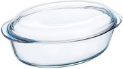 Pekáč pyrex pekáč s víkem 6,7 l skleněný