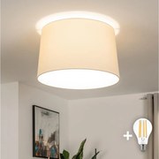 Brilagi - LED Přisazený lustr CERIA 1xE27/40W/230V pr. 45 cm béžová
