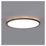LED Koupelnové stropní svítidlo NIVERA LED/18W/230V IP54 pr. 30 cm černá