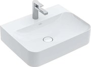 Villeroy & Boch Finion - Umyvadlo se skrytým přepadem, 60x47 cm, s CeramicPlus, alpská bílá 41686CR1