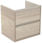 Ideal Standard Connect Air - Umyvadlová skříňka 53x41x52 cm, světlé dřevo/matný světle hnědý lak E1606UK