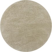 Kusový koberec Shaggy Teddy Natural kruh, 133x133 (priemer) kruh, béžová, detská izba, Flair Rugs