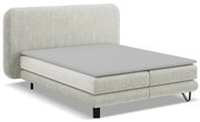 Béžová boxspring postel 140x200 cm Ilima – Makamii