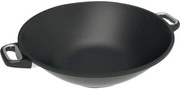 Pánev wok amt gastroguss litinová pánev wok 36 cm, vhodná na indukci