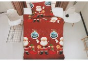 Vánoční povlečení Santa 140x200+70x90cm