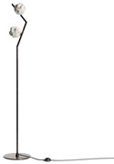 Il Fanale Stone, stojací lampa sklo/tmavá mosaz 2xE14 max 10W, výška 170cm