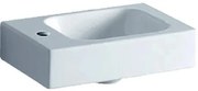 Geberit iCon - Umývátko bez přepadu s otvorem vlevo, 38x28 cm, s KeraTect, bílá 124836600
