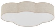 Brilagi - Dětské stropní svítidlo NIMBUS LINEN 4xE27/15W/230V 46x63 cm béžová 11232
