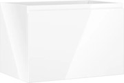 Mexen Orio, koupelnová skříňka 70 cm, 1 zásuvka, bílá lesklá, 91A10-07047-1-BF00