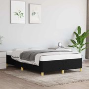 Rám postele bez matrací černá 120x190 cm textil 3269640