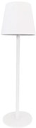 Stolní lampa Toscana, 1x bílé PVC stínítko, w