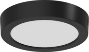 Mexen LDSR, LED stropní svítidlo, průměr 17 cm, 12W, neutrální - 4000K, 960 lm, černá - L212-017-1240-70