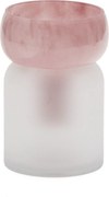 Růžová skleněná váza (výška 19 cm) Kelse – Kave Home