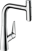 Hansgrohe Talis Select M51, dřezová baterie s výsuvnou sprškou, chromová, 72824000