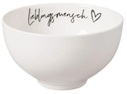 Villeroy & Boch Miska Statement "Lieblingmensch", Ø 13,8 cm 10-1621-6250
