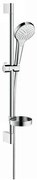 Hansgrohe Croma Select S - Sprchová souprava Vario 0,65m s mýdlenkou Casetta, bílá/chrom 26566400