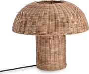 Ratanová LED stolní lampa v přírodní barvě s ratanovým stínidlem (výška 40 cm) Irele – Bizzotto