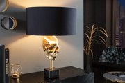 invicta interior Stolní lampa Skull 56cm černá, zlatá 41529