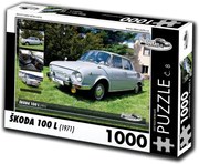 Puzzle retro-auta puzzle č. 8 škoda 100 l (1971) 1000 dílků