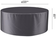 Platinum designové zahradní ochranné plachty na nábytek AeroCovers (Ø320 cm)