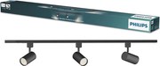 Philips - Bodové svítidlo v lištovém systému EASYLINK 3xGU10/7W/230V 1m černá