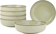 Světle zelené porcelánové misky v sadě 6 ks 75 ml – Hermia