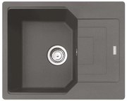 Franke Urban - Fragranitový dřez UBG 611-62, 62x50 cm, šedý kámen 114.0700.101
