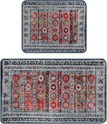 Koupelnové předložky v sadě 2 ks 60x100 cm Weref – Foutastic