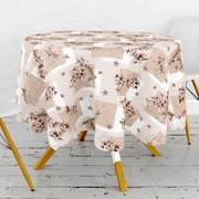 Ubrus PVC kulatý FL-1581-02 – Rozkvetlé chvíle (různé velikosti)
