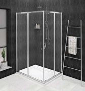 Gelco Sigma Simply - Sprchový kout 100x80 cm, L/P varianta, čiré sklo/chrom GS2110GS2180